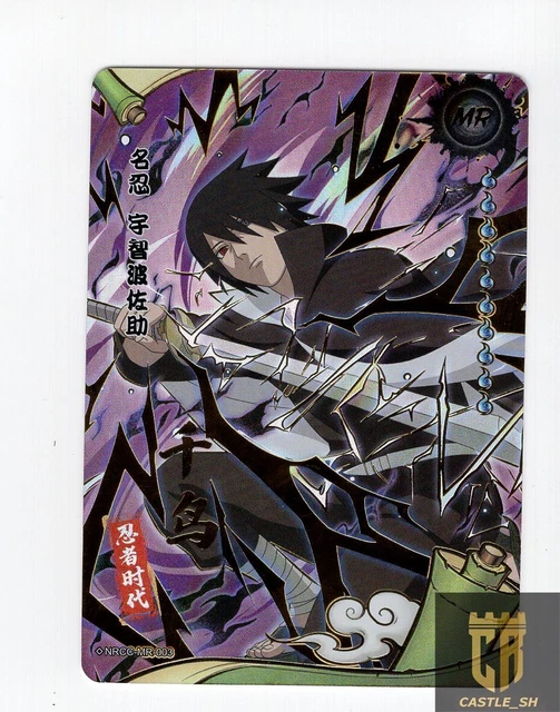 SASUKE UCHIHA NRCC-MR-003 S-Chinese Naruto Card Kayou Official TCG NM ...