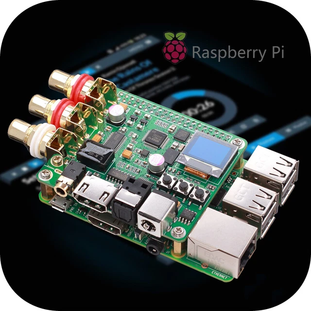RASPBERRY PI DAC Audio Decoder Board HIFI Expansion Moudle Coaxial ...