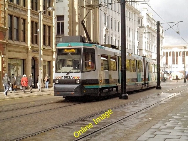 PHOTO 6X4 METROLINK Tram on Moseley Street Manchester Metrolink T68 ...