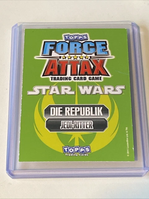 TOPPS FORCE ATTAX STAR WARS 2011 Force Meister Karte #230 AAYLA SECURA ...
