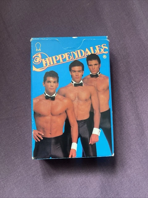 VTG CHIPPENDALES MALE Model 1988Playing Cards FULL Deck with 1 Joker ...