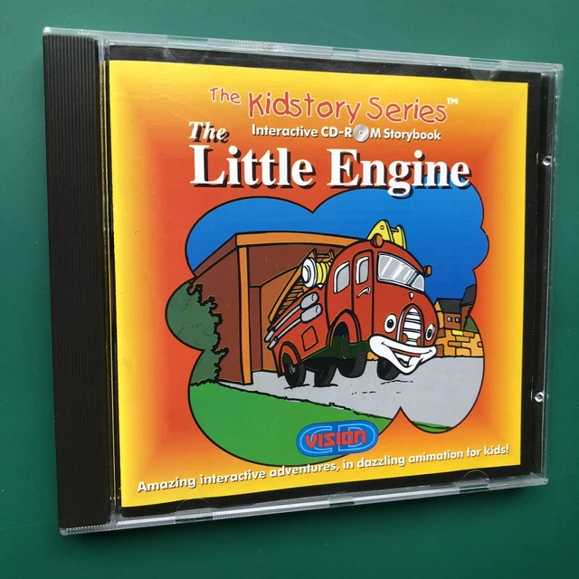 LITTLE ENGINE INTERACTIVE Animated Reading Children's Educational CD ...