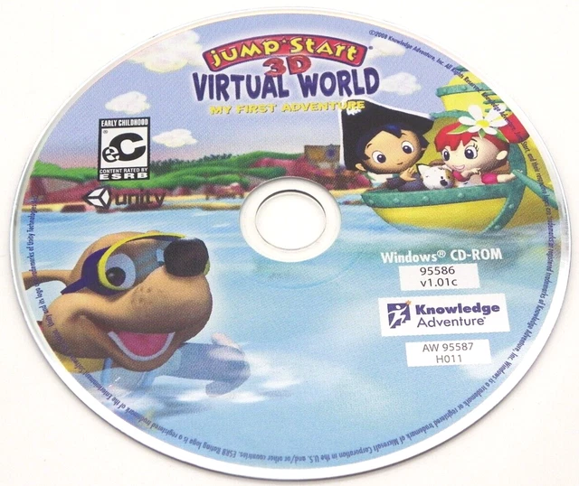 KNOWLEDGE ADVENTURE JUMPSTART 3D Virtual World My First Adventure (PC ...