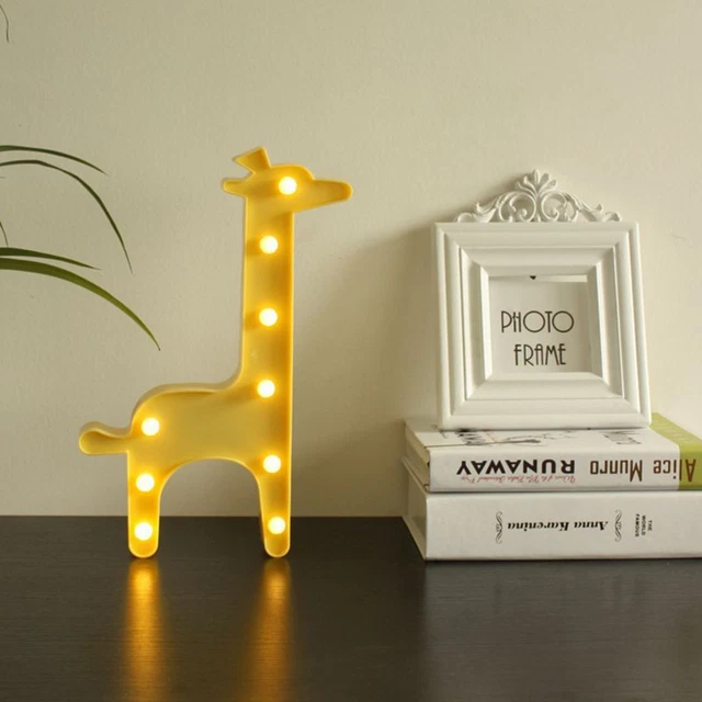 LED ANIMAL GIRAFFE Light Multiple LED Bulbs Desk Light Bedside Night ...