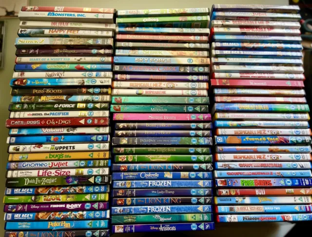 50X CHILDRENS / Family DVD Bundle Job Lot Film Disney EUR 22,20 ...