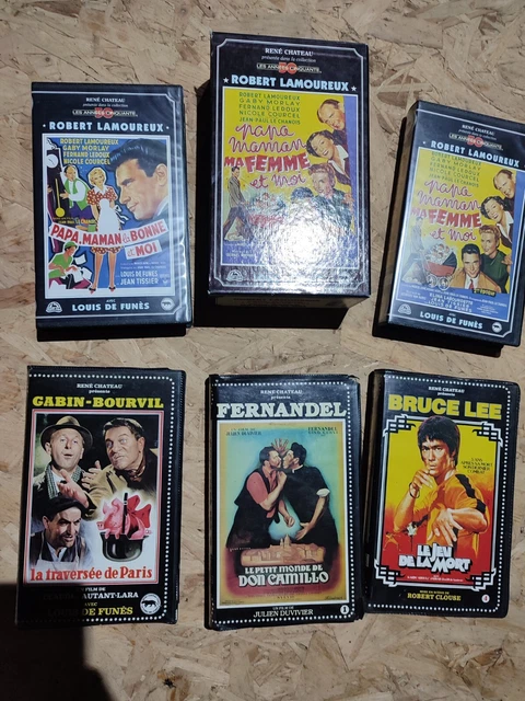 LOT DE 5 VHS René Chateau en bon état EUR 10,00 - PicClick FR