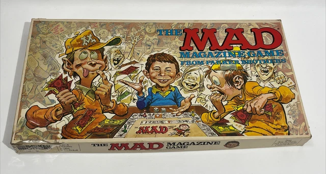 VINTAGE 1979 THE MAD Magazine Board Game by Parker Brothers - NOT ...
