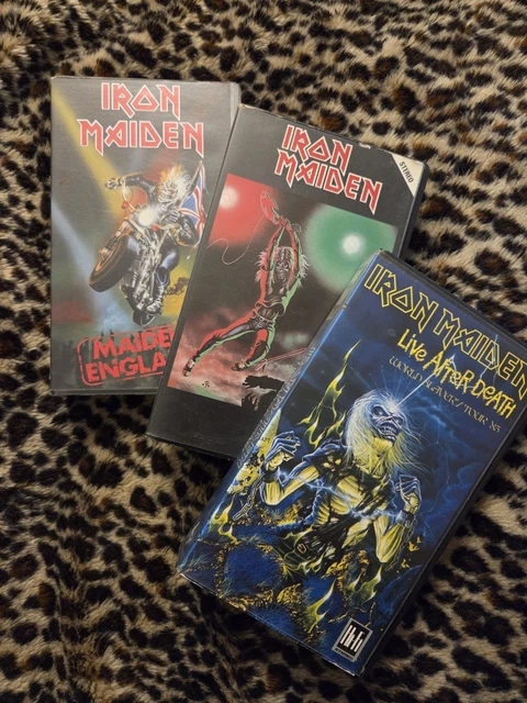IRON MAIDEN MUSIC VHS bundle x 3 heavy metal £10.80 - PicClick UK