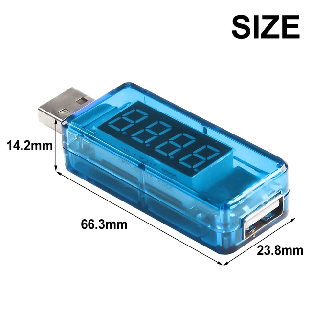 DIGITAL USB VOLTAGE Current Monitor Accurate Measurement Stable ...