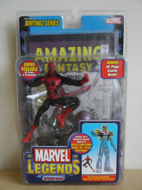 TOYBIZ MARVEL LEGENDS First Appearance Spider-Man - Sentinel BAF Wave ...