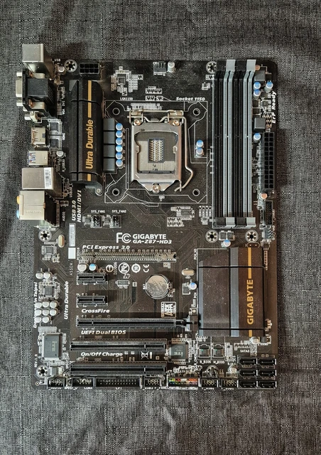 GIGABYTE GA-Z87-HD3, LGA 1150/Socket H3, Intel Motherboard - PARTS ONLY ...
