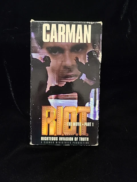 CARMAN R.I.O.T. RIOT THE MOVIE part 1 righteous invasion of truth VHS ...