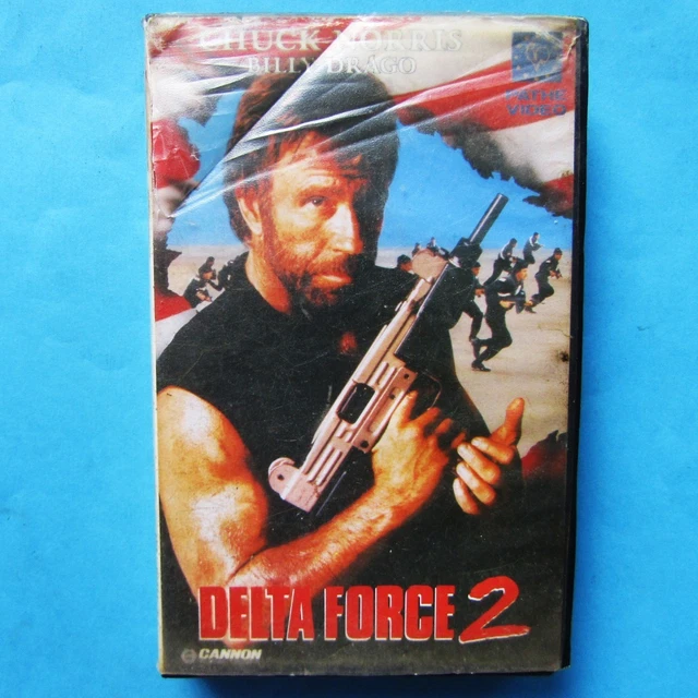 DELTA FORCE 2 - South Africa - Chuck Norris Movie VHS Tape (1990) £11. ...