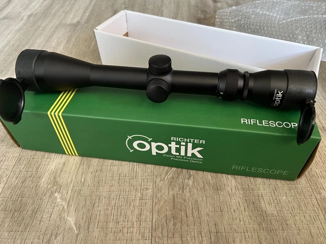 RICHTER OPTIK DYNAMIC 3-9 X 40Rifle Scope with FREE High Richter Mounts ...