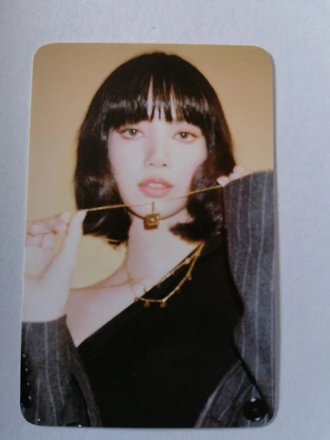 BLACKPINK KPOP LISA Original Official Photobook Vol 3 POB Photocard ...