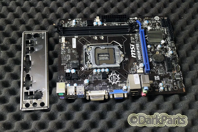 MSI H81M-P33 MOTHERBOARD Socket 1150 System Board £23.90 - PicClick UK