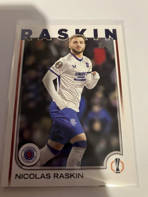 TOPPS FLAGSHIP Edition 2024 - 25 Card Nicolas Raskin Rangers £0.99 ...