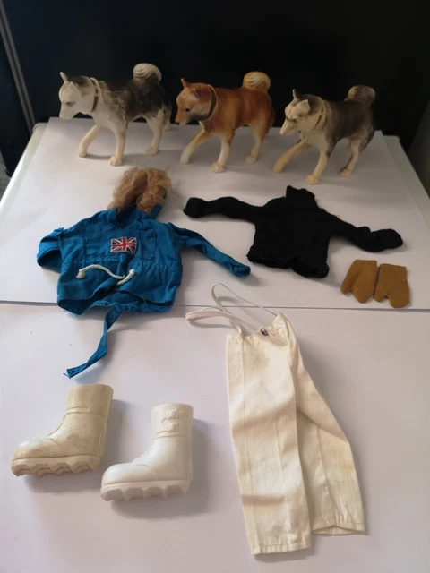 VINTAGE ACTION MAN Polar Explorer & Dog Team PART OUTFIT 1969 - 1980 ...