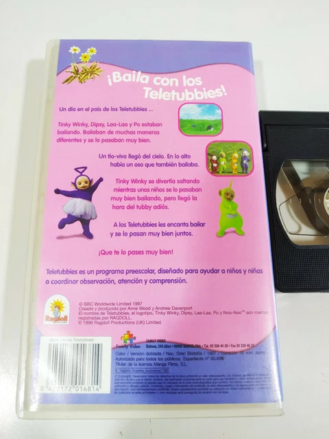 TELETUBBIES ¡DANCING CON los Teletubbies! BBC - VHS Film Espagnol - 3T ...