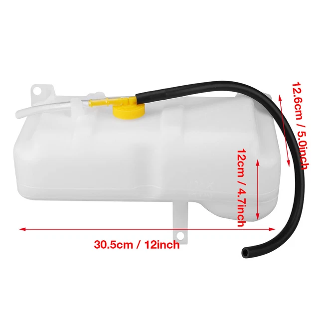 COOLANT OVERFLOW BOTTLE Dual Pipe Tank for Nissan Patrol GQ/Maverick ...