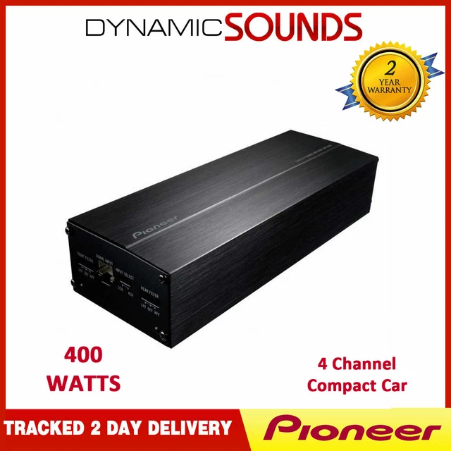 PIONEER 4 CHANNEL Add On ISO PLUG and PLAY Amplifier Upgrade Kit 400 ...