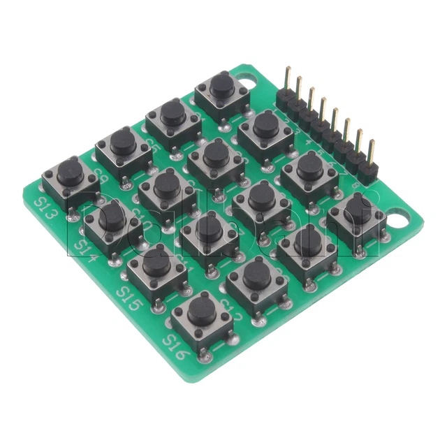NEW 4X4 MATRIX 16 Button Keypad Module Arduino Compatible $13.95 - PicClick