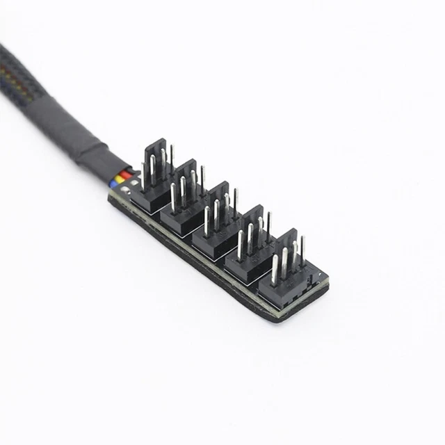 4PIN PWM FAN Hub CPU Cooling Fan Splitter for Extended Motherboard ...