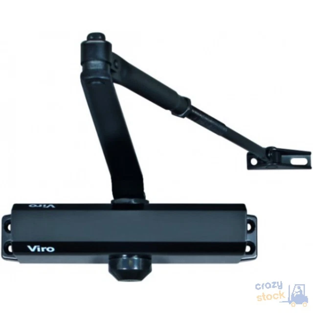 VIRO S.P.A. DOOR Closer Viro Multiforce Without Stop Black Art.128 $185 ...