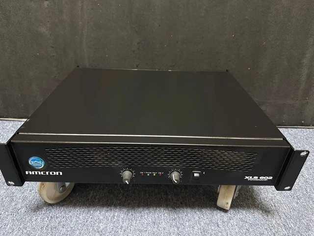 AMPLIFICATEUR DE PUISSANCE Amcron XLS 602 utilisé testé avec cordon ...