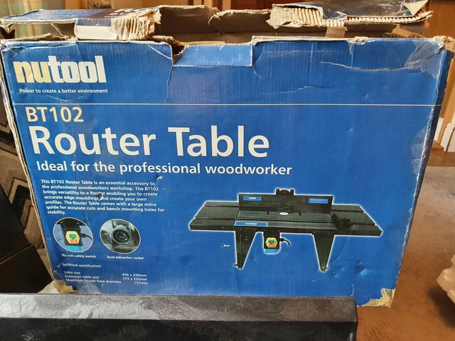 NUTOOL ROUTER TABLE Bt102 In Box, In An Unused Condition £59.00 ...