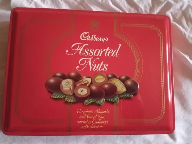 CADBURYS ASSORTED NUTS Milk Chocolate Tin Vgc! £12.00 - PicClick UK