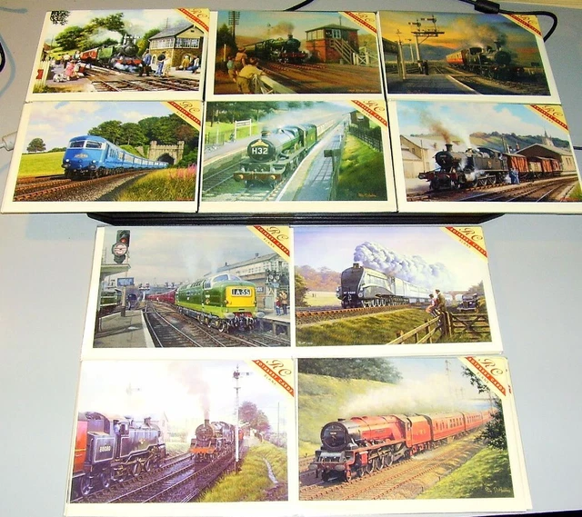 30 ROTHBURY CARDS Steam Trains Greeting Cards Wholesale Joblot New And ...