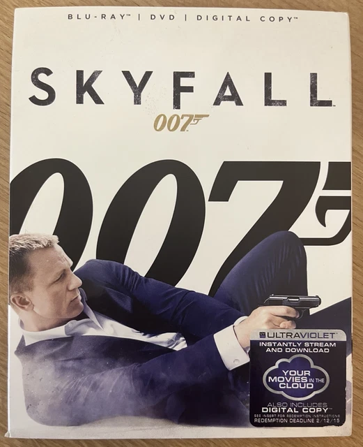 SKYFALL (2012) - BLURAY + DVD Slipcase James Bond 007 Exc Cond! US All ...