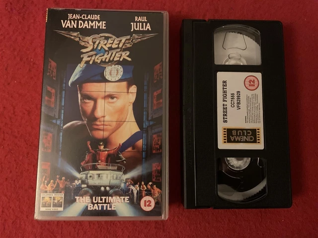 STREET FIGHTER VINTAGE Vhs Video Tested Jean-Claude Van Damme Free ...