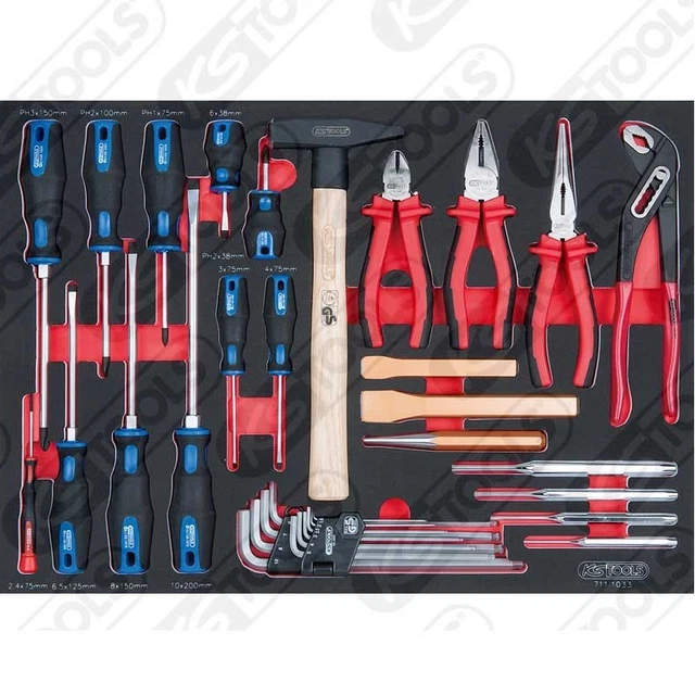 KS TOOLS SCS Zangen- Et Lot de Tournevis, 33-tlg.1/1 Insert de Système ...