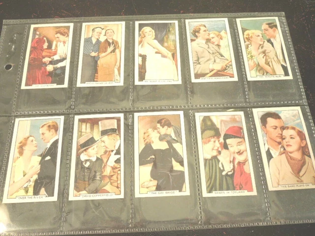 1935 FAMOUS FILM Scenes Complete (48) Card Set by Gallaher LTD. Vg ...