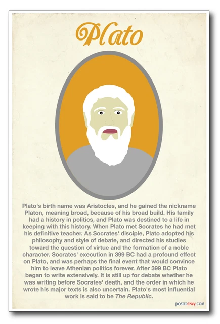 PLATO - ANCIENT Greek Philosopher Teacher - Classroom Social Studies ...