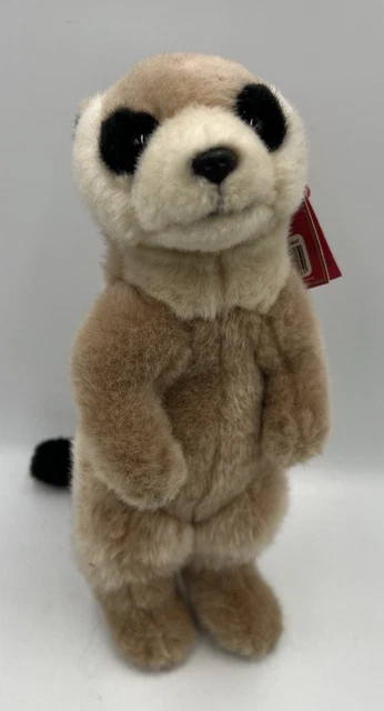 KEEL TOYS MEERCAT Soft Toy Plush Brown Black New & Tagged £12.95 ...