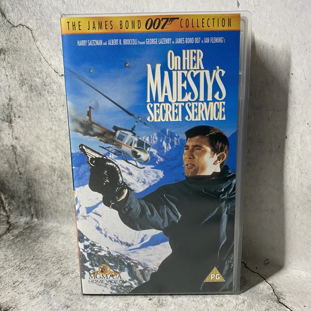 JAMES BOND 007 Collection VHS On Her Majesty's Secret Service £5.95 - PicClick UK