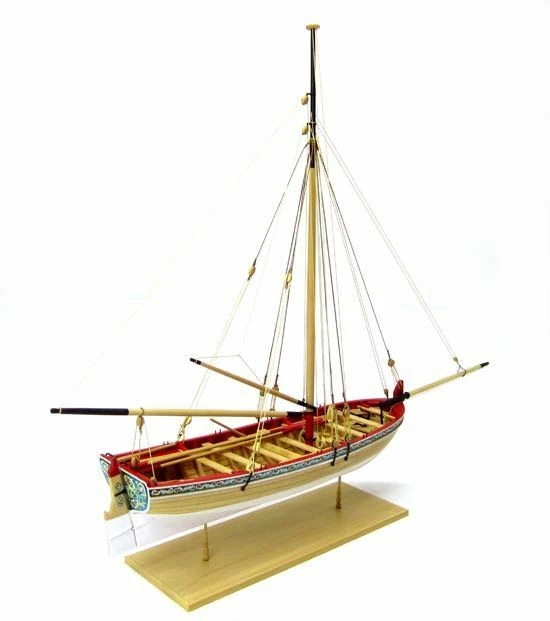 MODEL SHIPWAYS 18TH Century Longboat Wooden Ship Kit & Tools 1:48 Scale ...