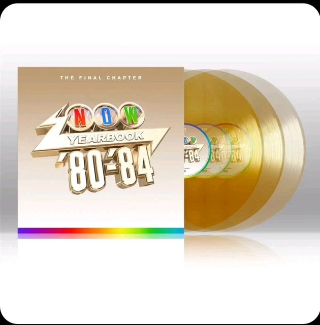 NOW YEARBOOK 1980 - 1984: THE FINAL CHAPTER - 3x GOLD VINYL LP various ...