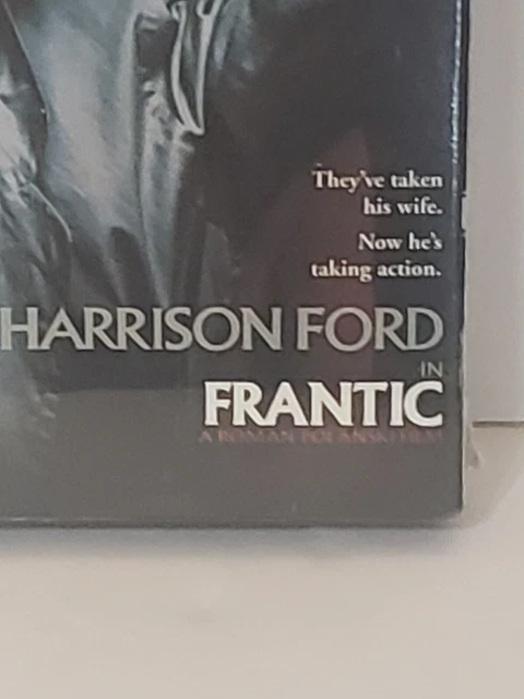 FRANTIC (HARRISON FORD) 1987 VHS Tape - A Roman Polanski Film (NEW SEALED) £255.04 - PicClick UK