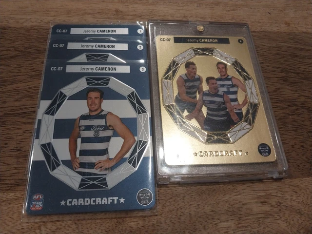AFL 2024 TEAMCOACH Gold Card Craft Jeremy Cameron CC-07 All Codes ...