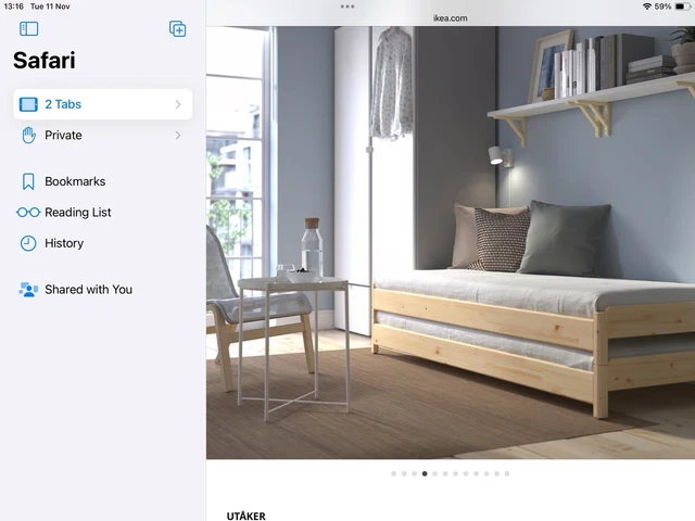 IKEA UTAKER STACKABLE bed 80x 200 cm £94.30 - PicClick UK