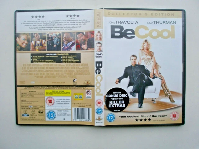 BE COOL DVD Starring John Travolta & Uma Thurman 2 Disc Edition. £5.40 ...