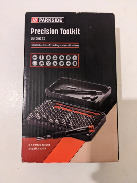 PARKSIDE PRECISION TOOLKIT 66 Piece Bit Screwdriver £7.50 - PicClick UK