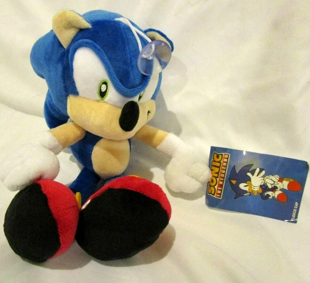 10& SONIC THE Hedgehog Blue Plush with Suction Cup-Blue Sonic Plush ...