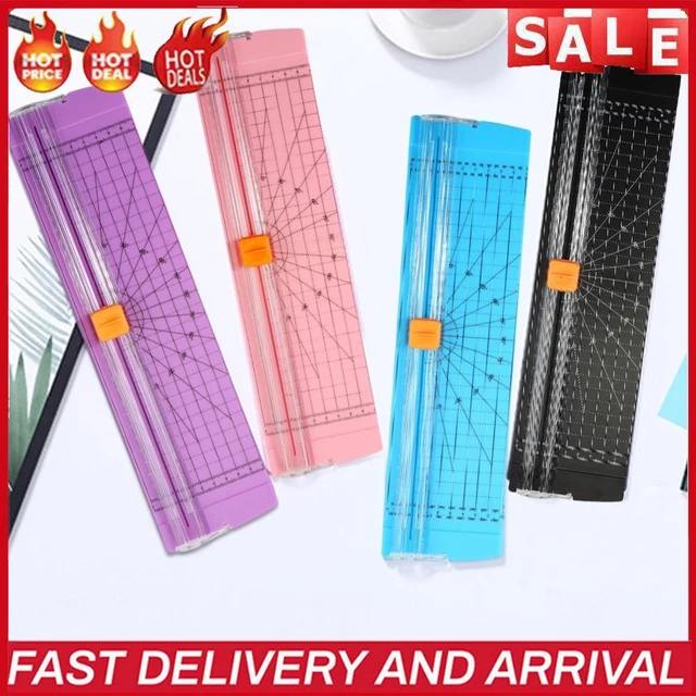 A4 PHOTO PAPER Cutter Safety Portable Guillotine Non-Brief Office Home ...