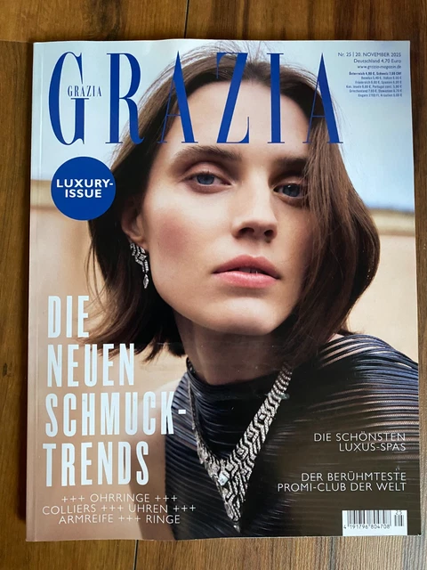 ZEITSCHRIFT GRAZIA NR. 25 - November 2025 - Mode Trend-Make-Ups Schmuck ...