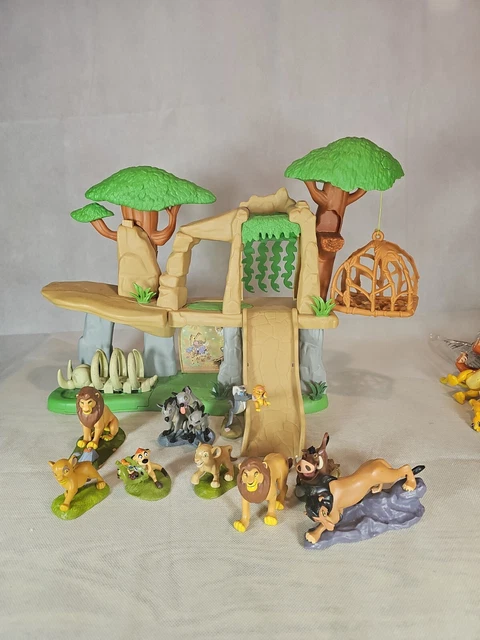 DISNEY LION KING Lion Guard Pride Rock Playset With Figures Bundle ...